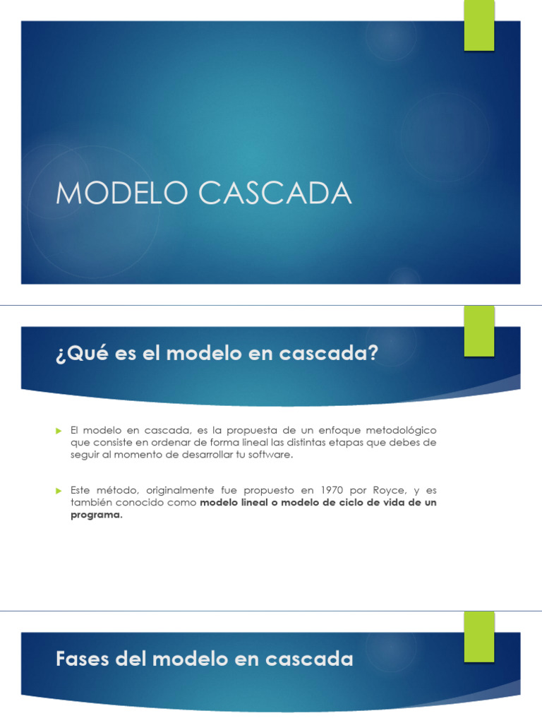 Modelo Cascada | PDF