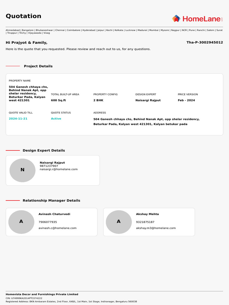 Prajyots Final Quote | PDF