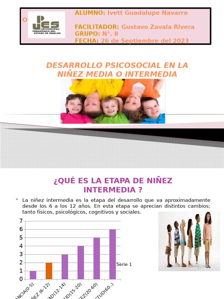 Desarrollo Psicosocial en La Niñez Media | PDF