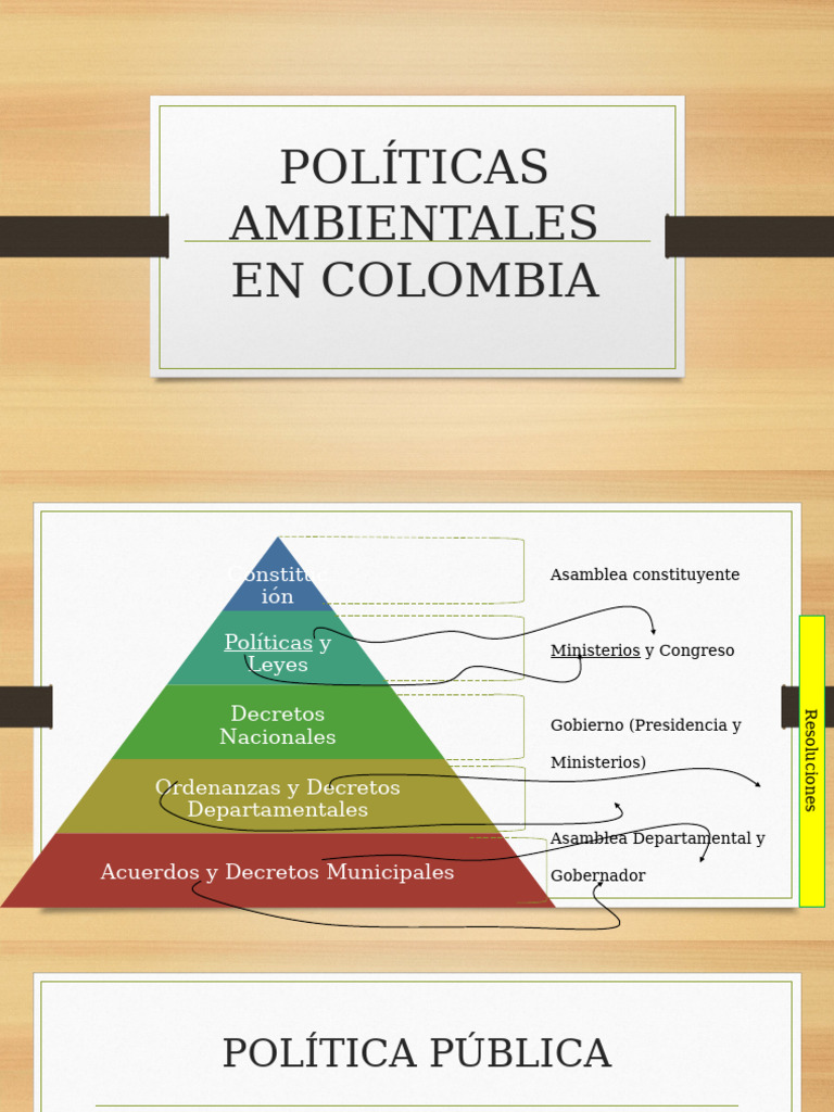 1 Políticas Ambientales en Colombia | PDF