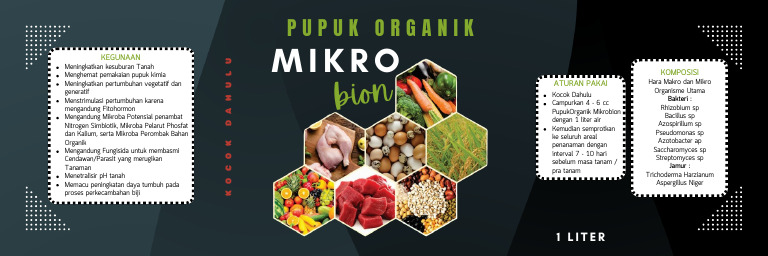 Label Pupuk Organik | PDF