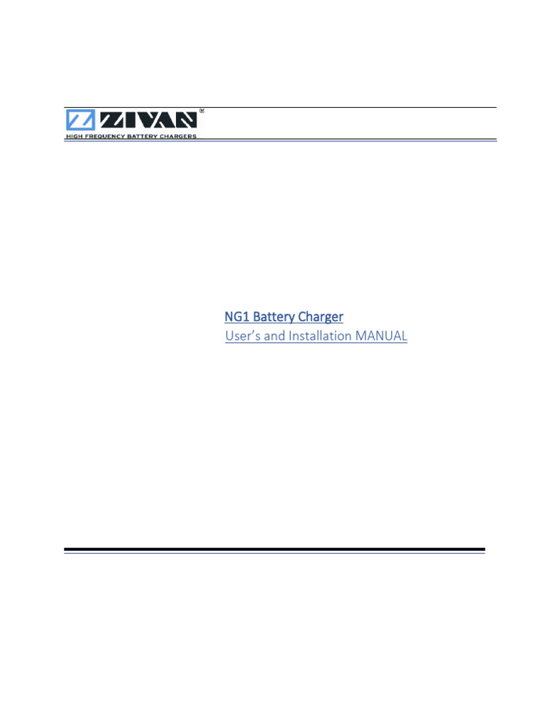 Zivan NG1 Manual Greek | PDF