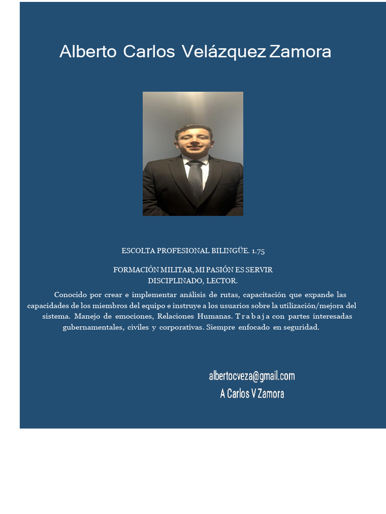 Alberto Velazquez 2.0 | PDF