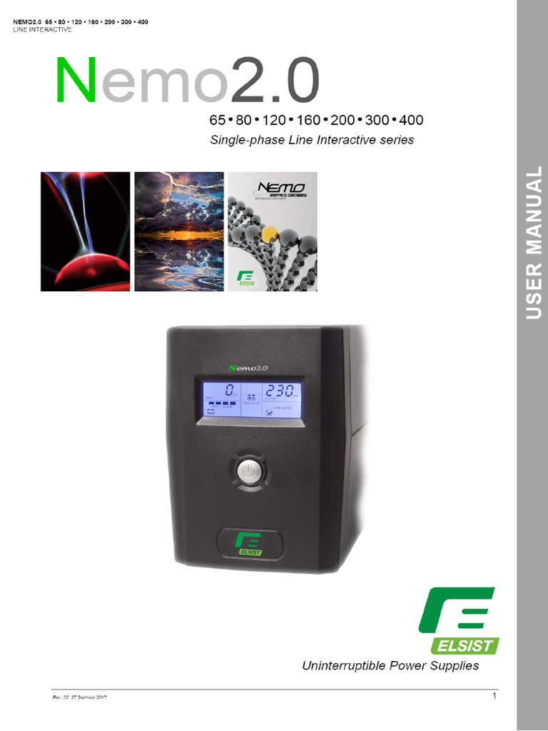 Elsist NEMO 2.0 160 User Manual - Manualzz | PDF