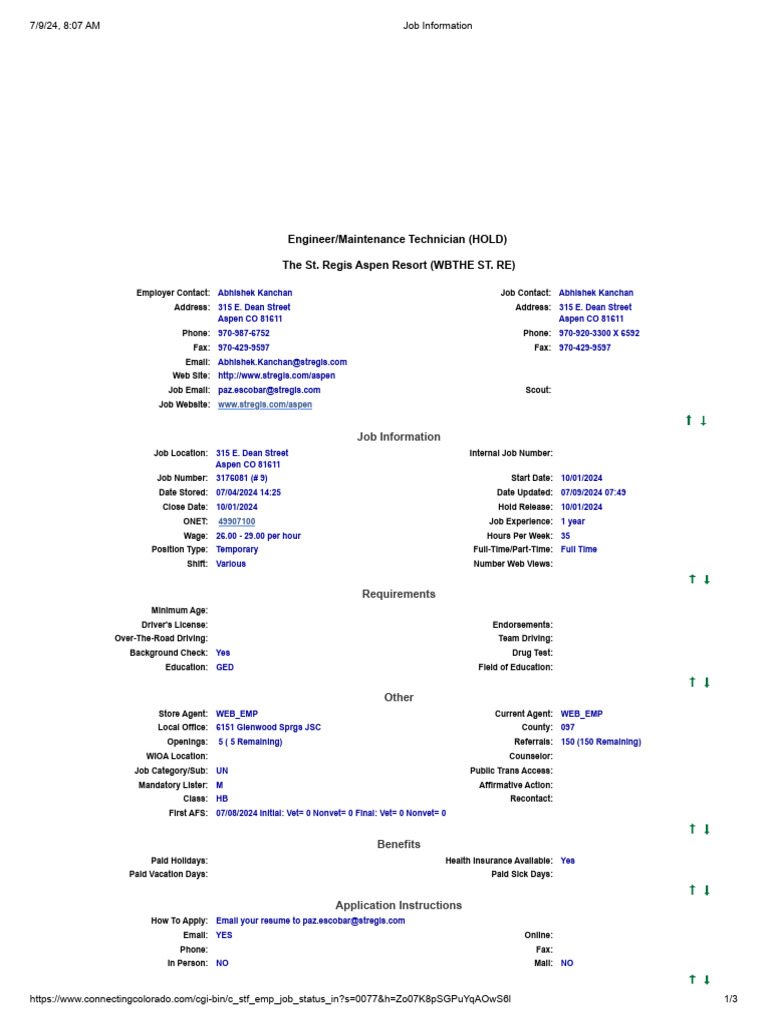 Job Order | PDF