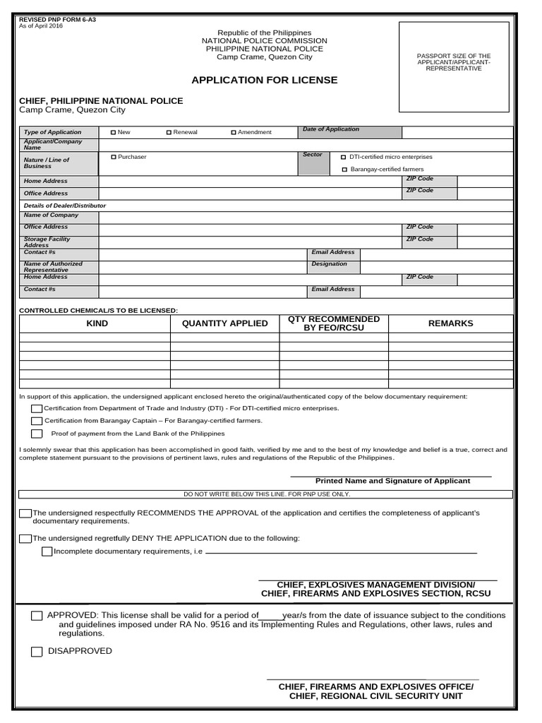 Purchasers License For Dti Small Enterprises New Renewal Amendment | PDF