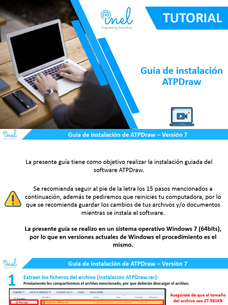 Instalación ATPDraw - Versión 7 | PDF