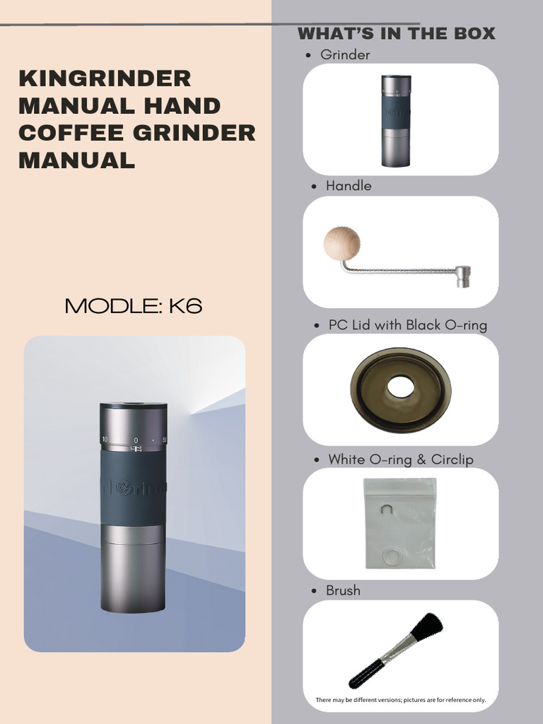 Kingrinder k6 en | PDF