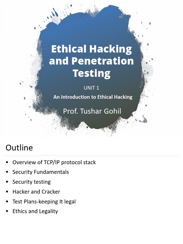 EHPT Module 01 | PDF