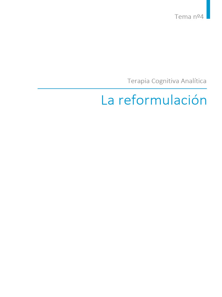 Tema 4-La Reformulación | PDF