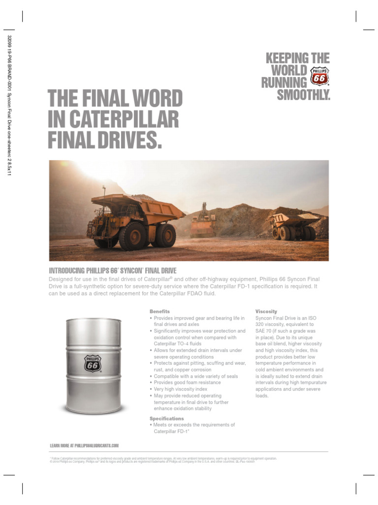 Brochure - Phillips 66 Syncon Final Drive One-Pager | PDF