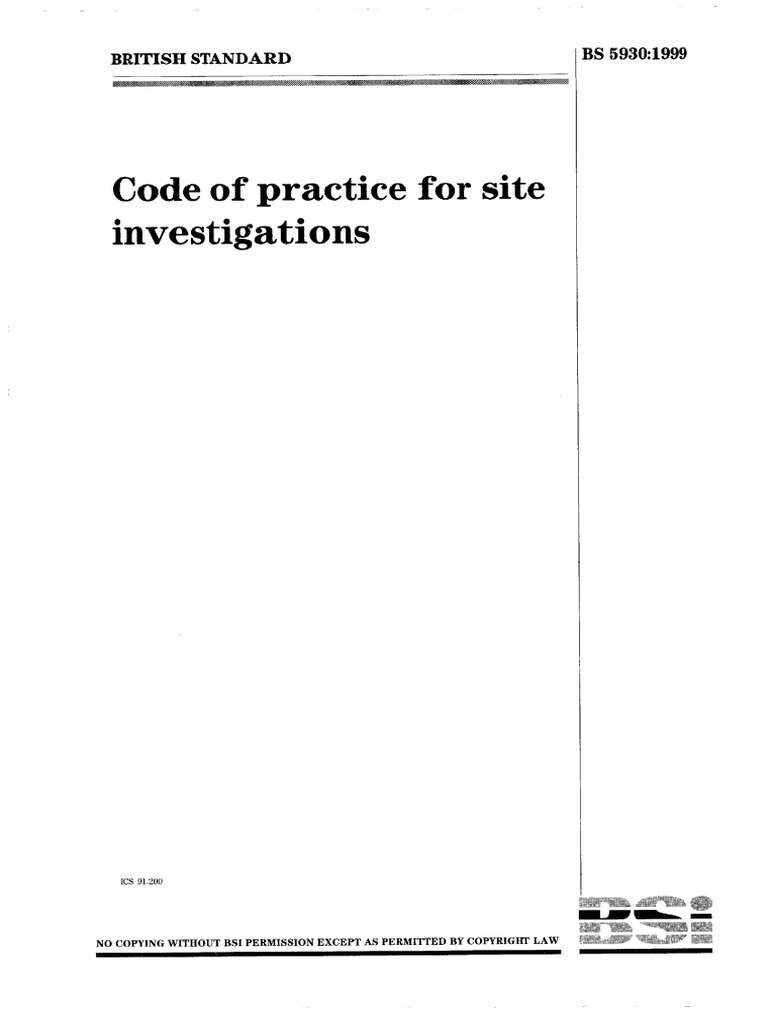 5930 Code of Site Investigation 2 | PDF