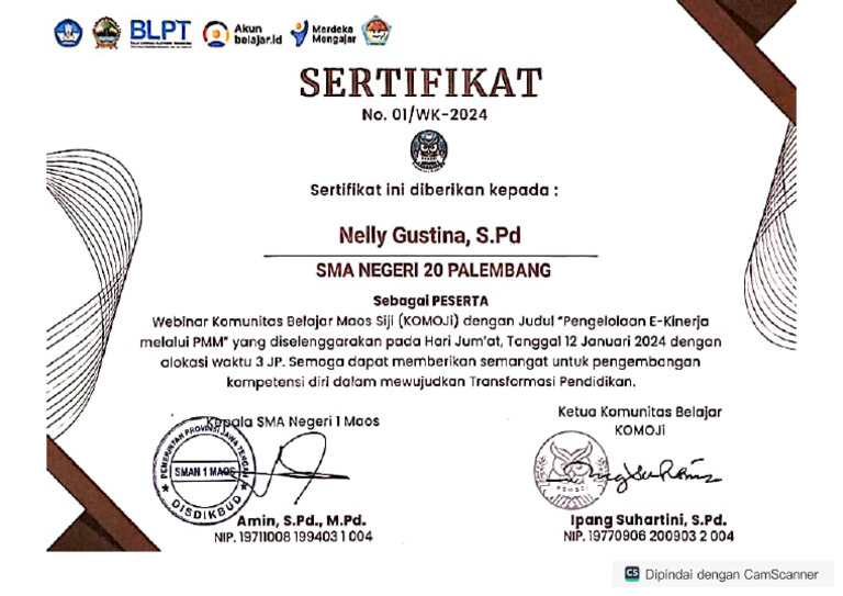 Sert - Komoji 12 Jan.4 Poin | PDF