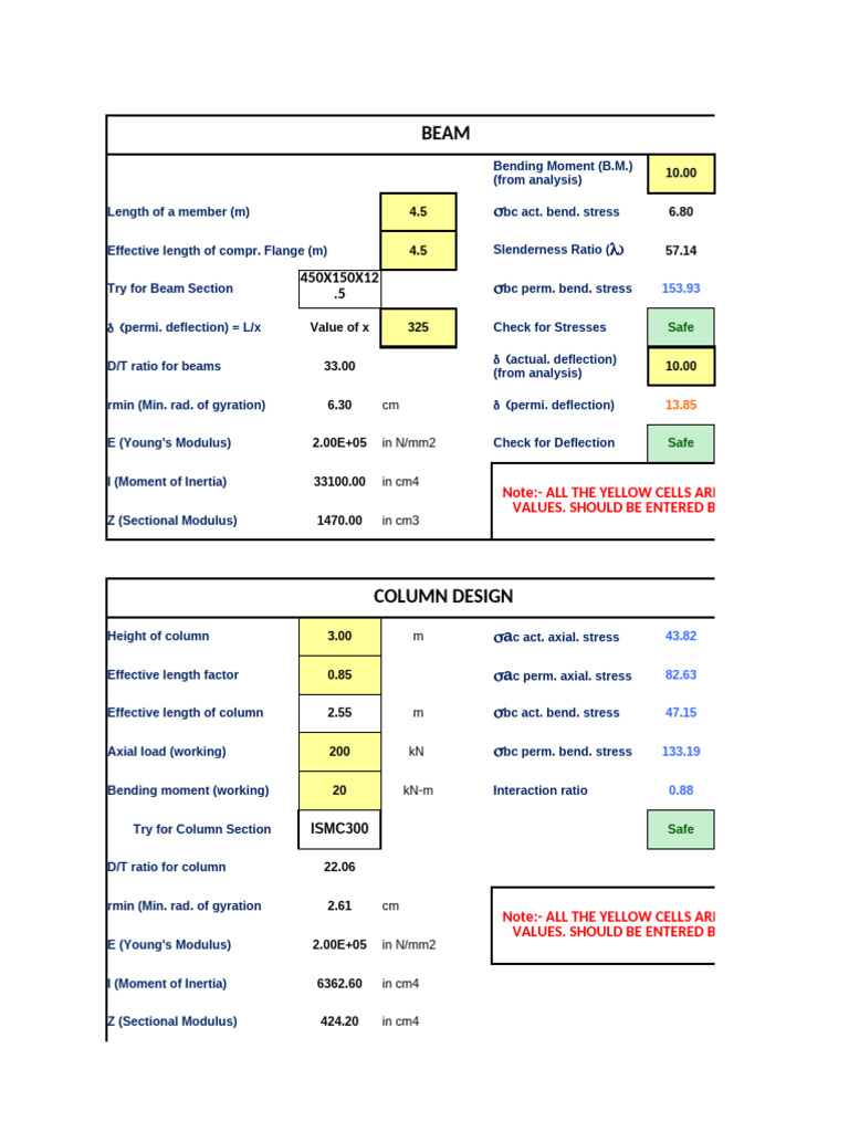Steel Section Design WSM | PDF