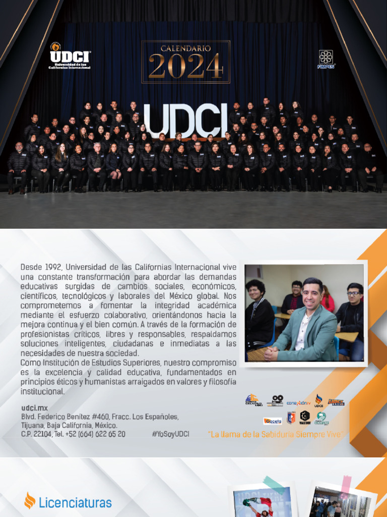Udci Calendario 2024 | PDF