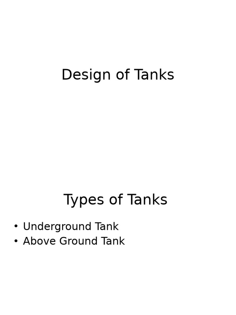 Design of Rectangular Tank | PDF
