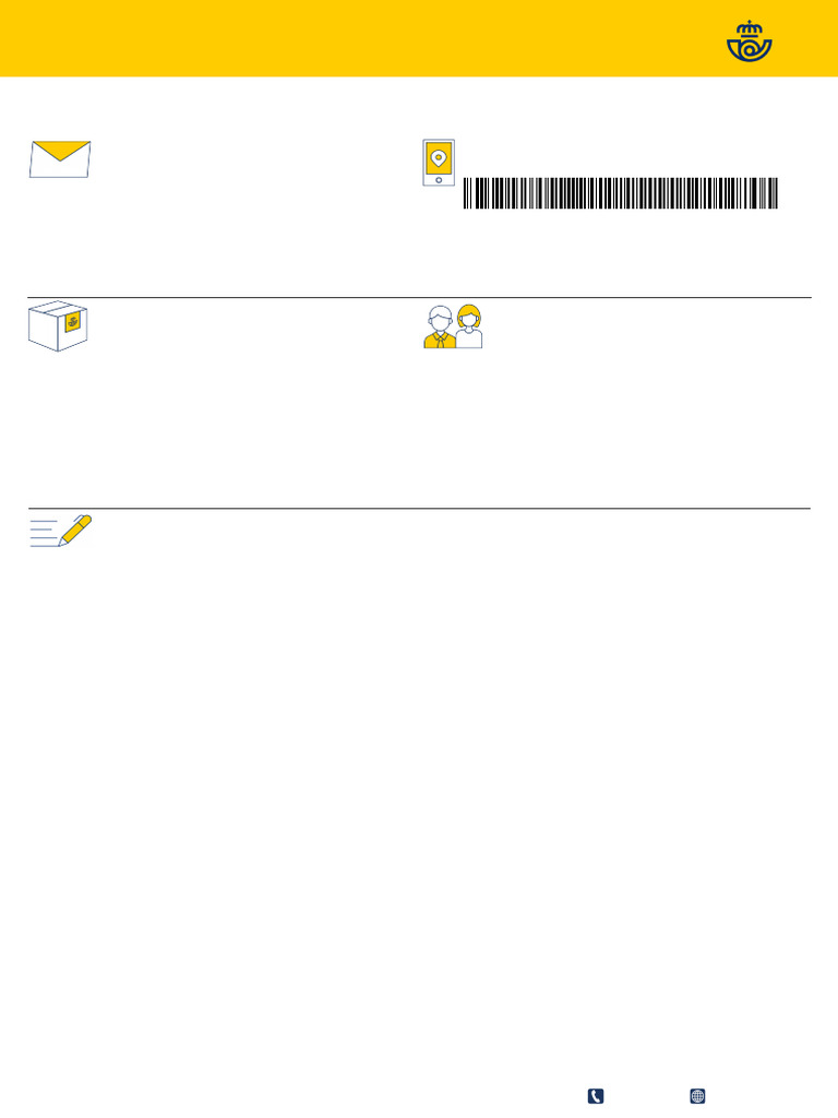 Correos Impreso Admision | PDF