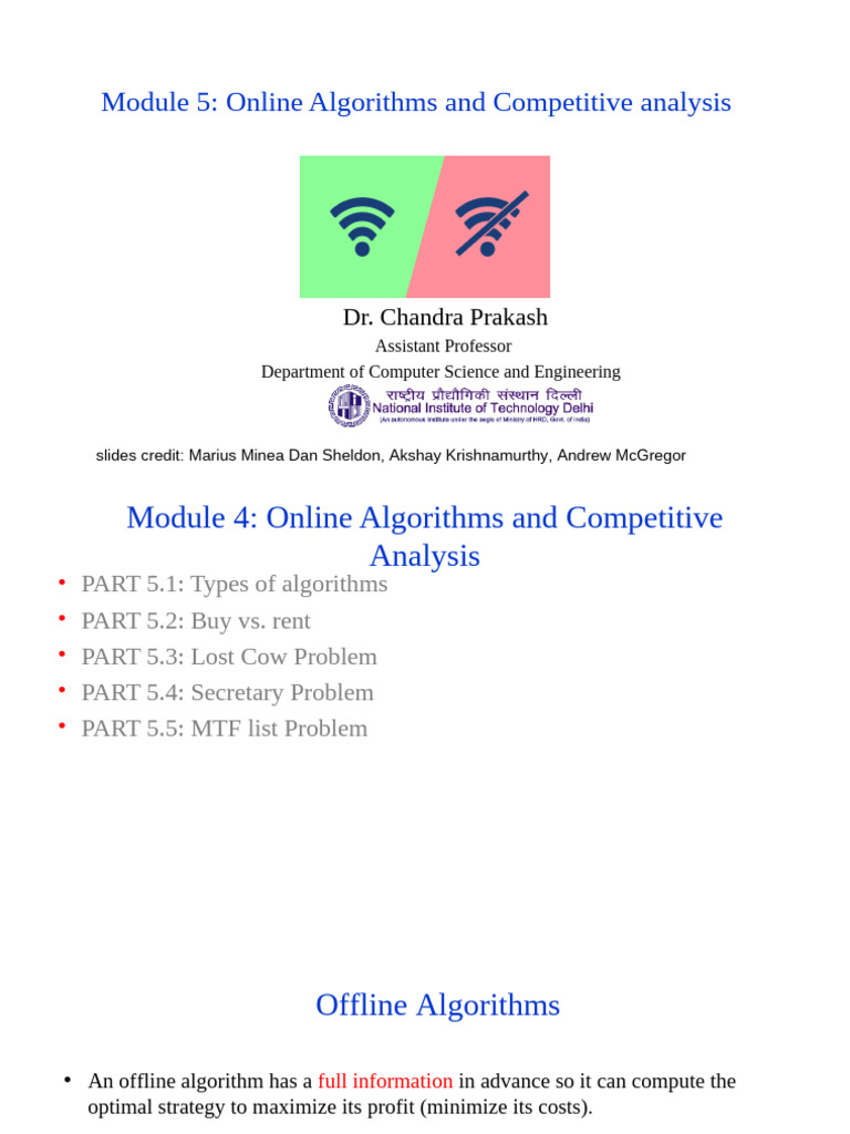 Online Algorithms & Analysis | PDF | Applied Mathematics | Computer Science