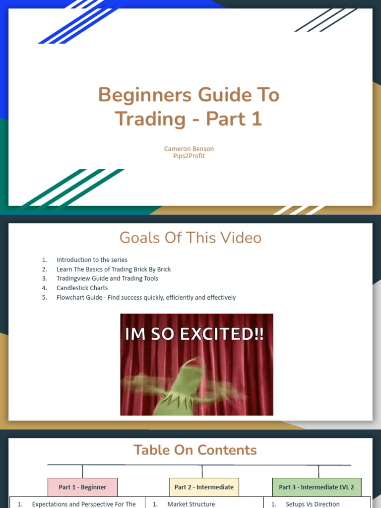 Beginners Guide To Trading - Part 1 | PDF