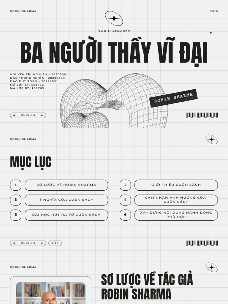 Ba Người Thầy Vĩ Đại: Robin Shar MA | PDF