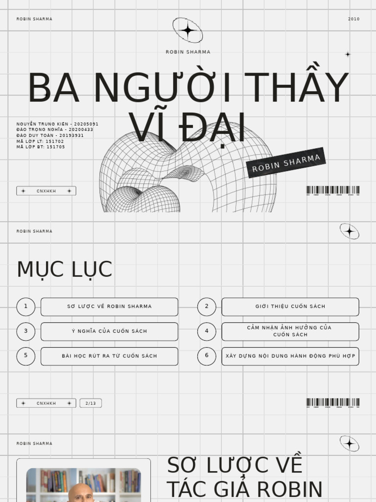 Ba Người Thầy Vĩ Đại: Robin Shar MA | PDF