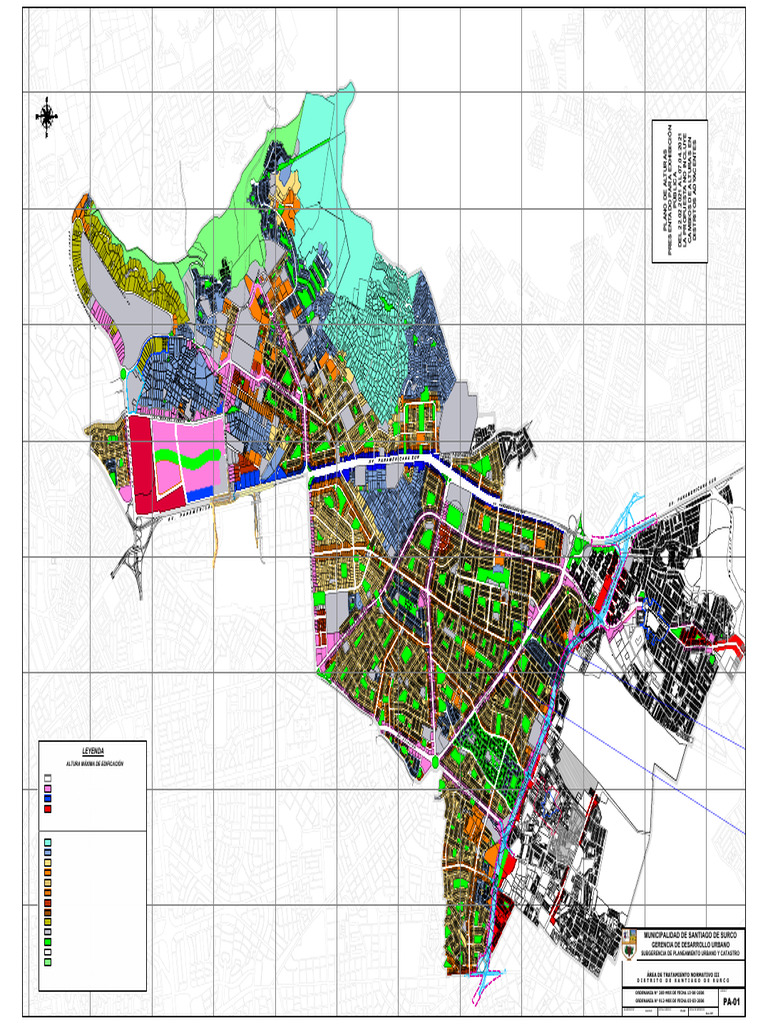 Plano de Altura - Santiago de Surco | PDF