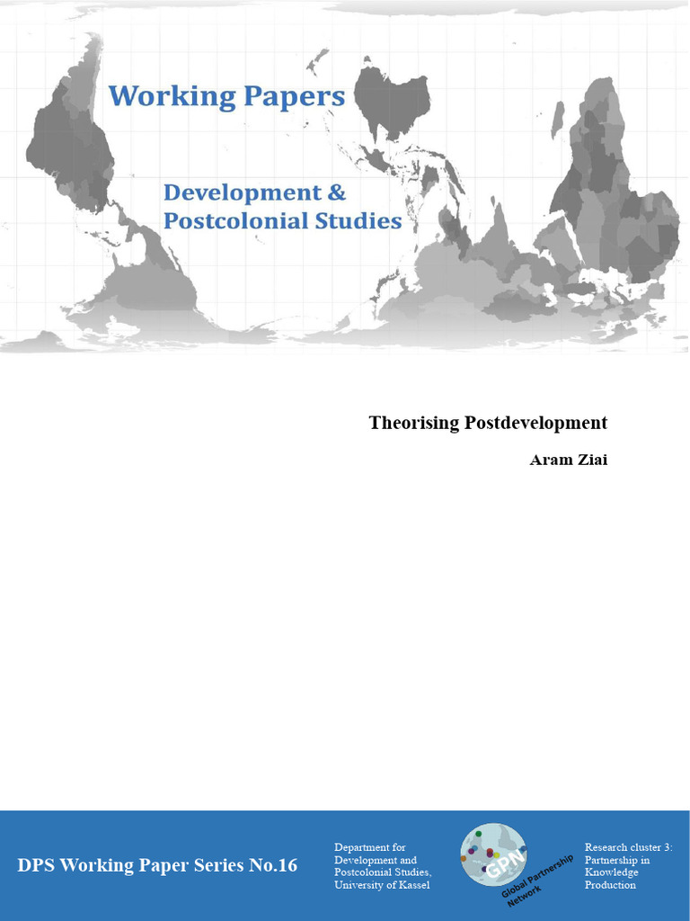 Ziai, Theorising PD | PDF