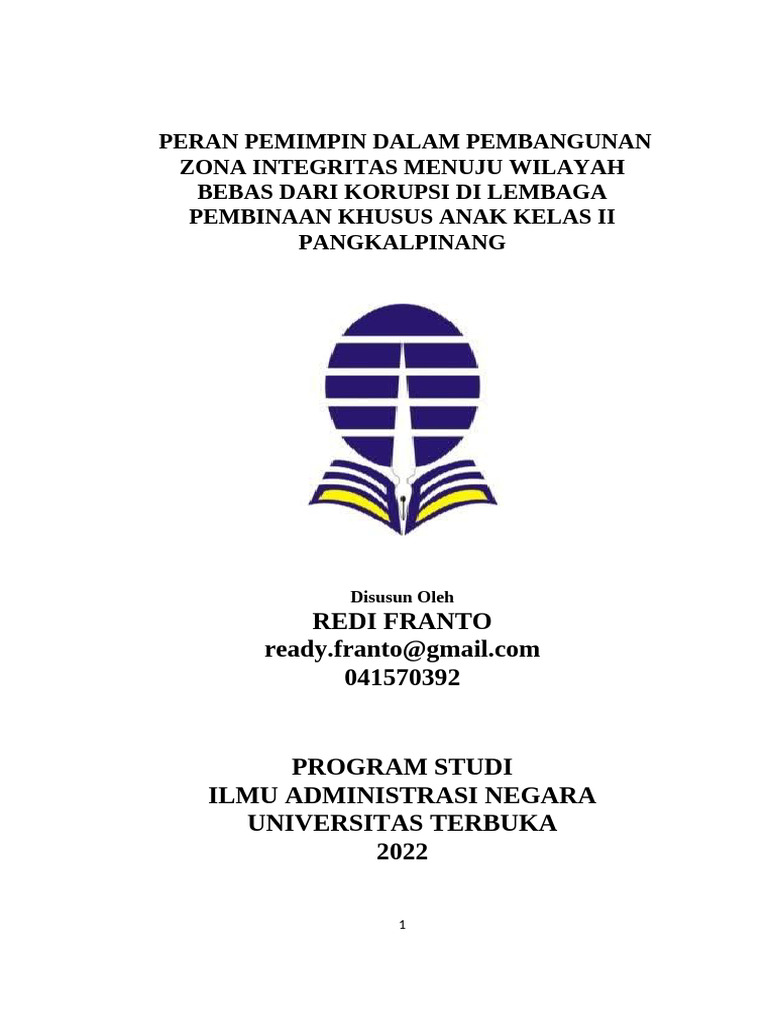 Karil - Redi Franto - 041570392 - S1 Adne | PDF