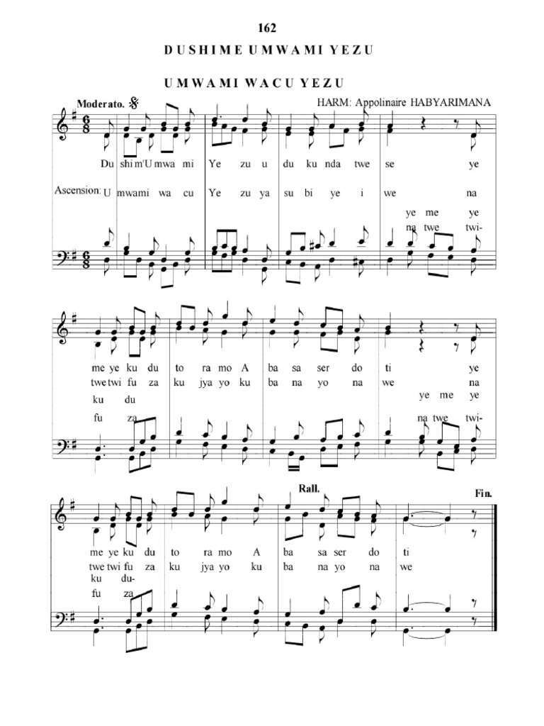 85.dushime Umwami Yezu | PDF