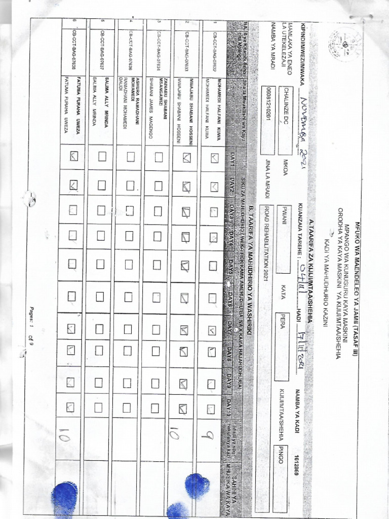 Job Card Pingo | PDF