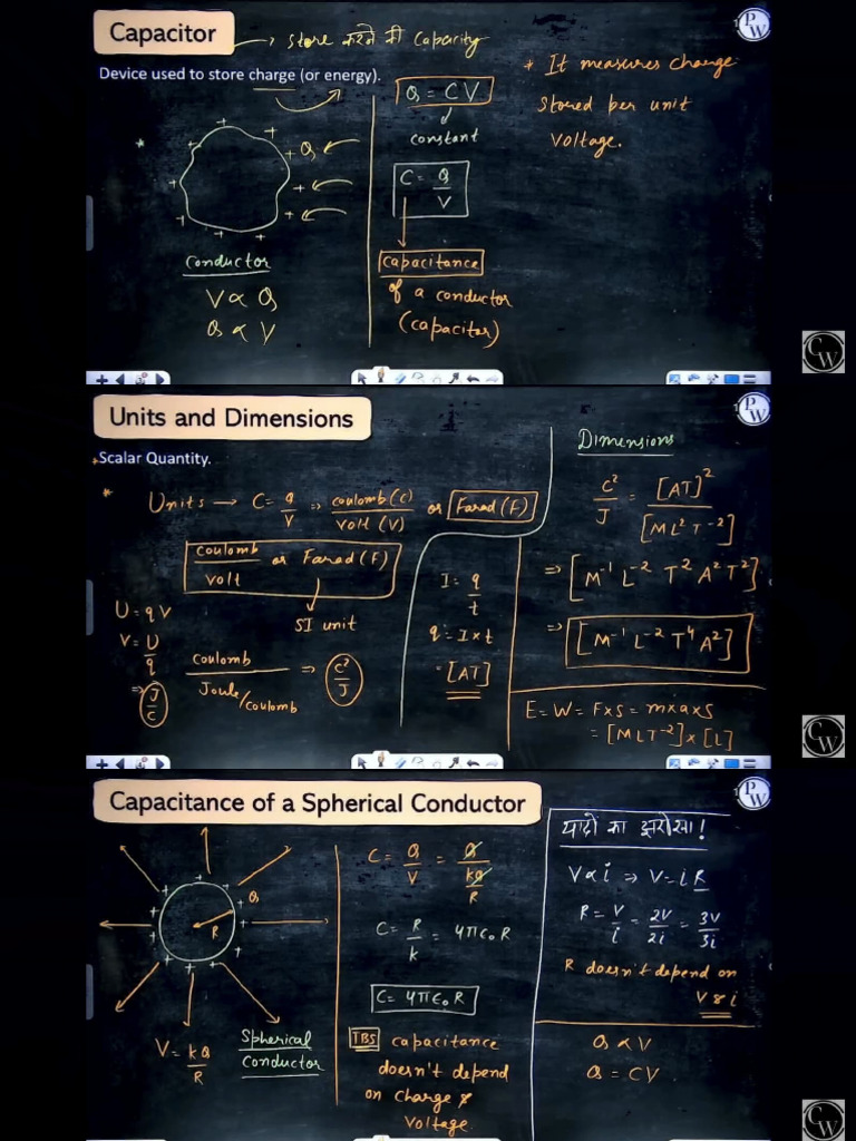 Capacitor Lec 1 | PDF