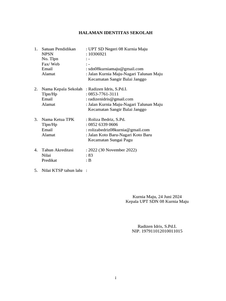 2 Profil - Pengantar ISI | PDF