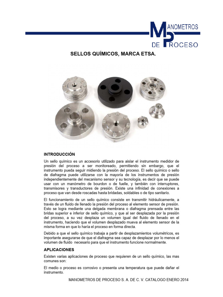 Sellos Quimicos | PDF