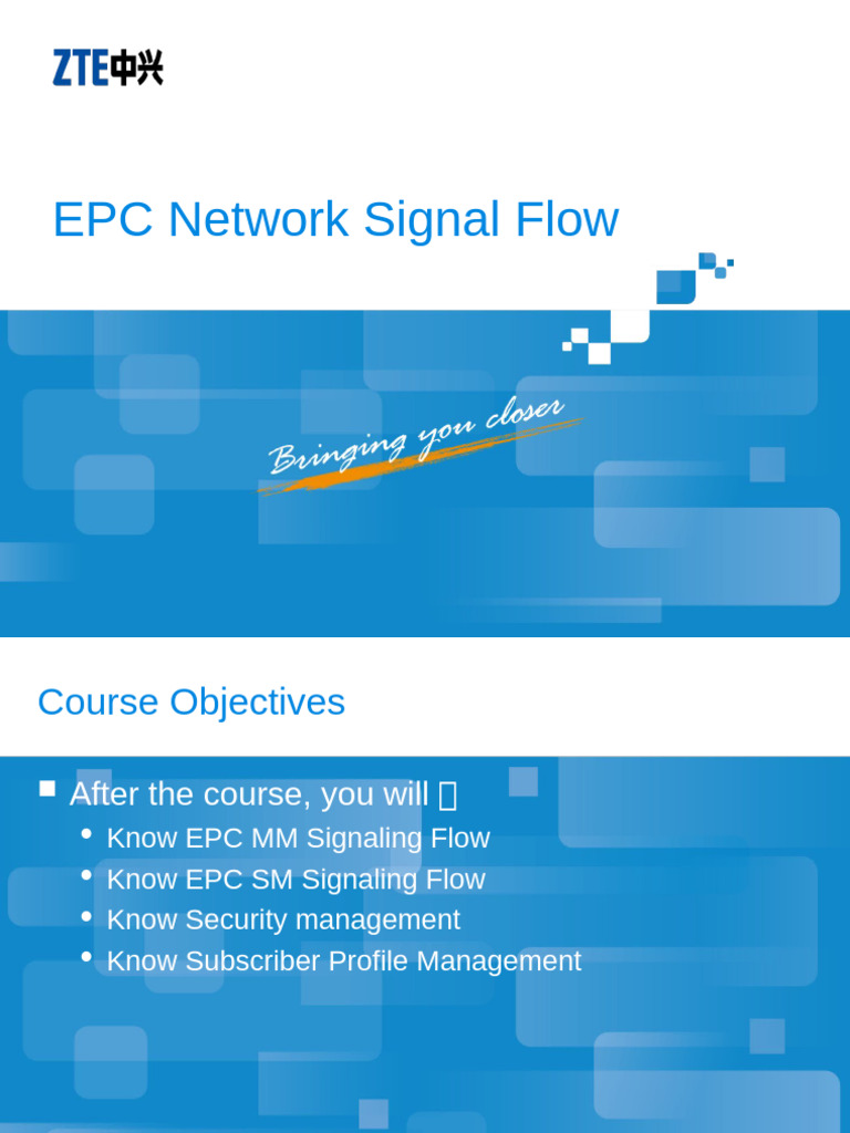 03 EP - BT004 - E1 - 1 EPC Network Signal Flow - 45 | PDF