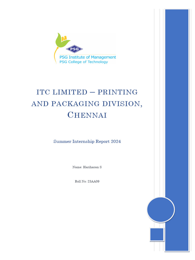 Report Hari ITC | PDF