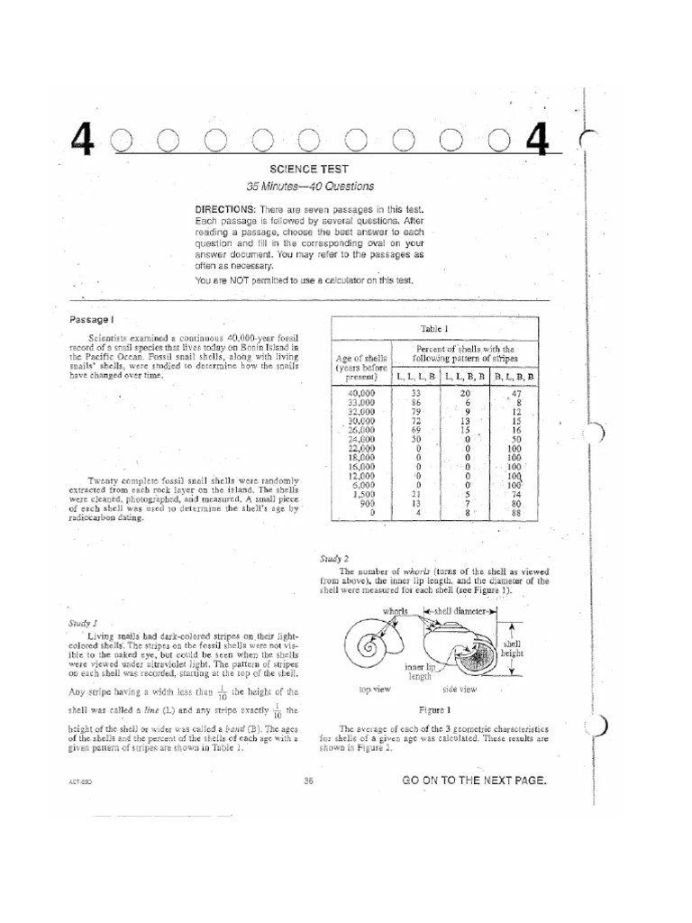 2005 DEC Form 63 ACT Sci Q | PDF