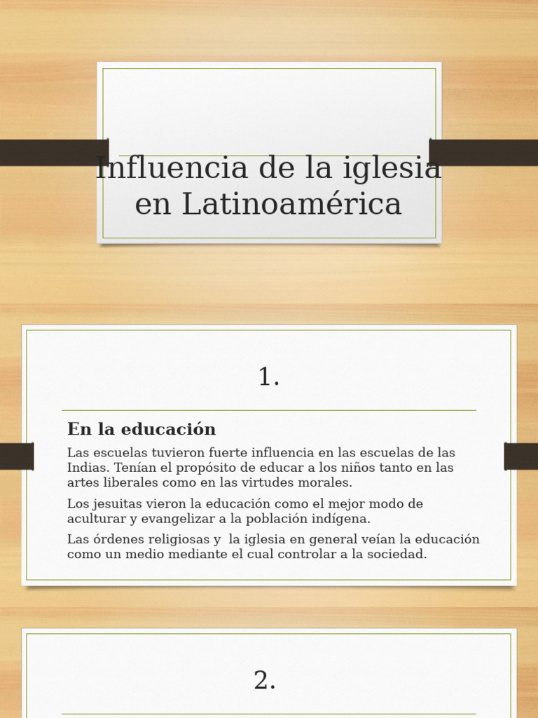 Influencia de La Iglesia en América Latina | PDF