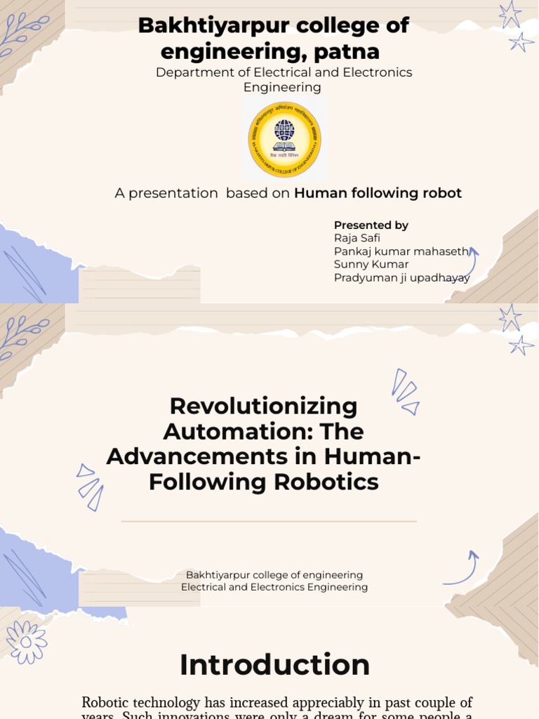 robotics presentation) | PDF