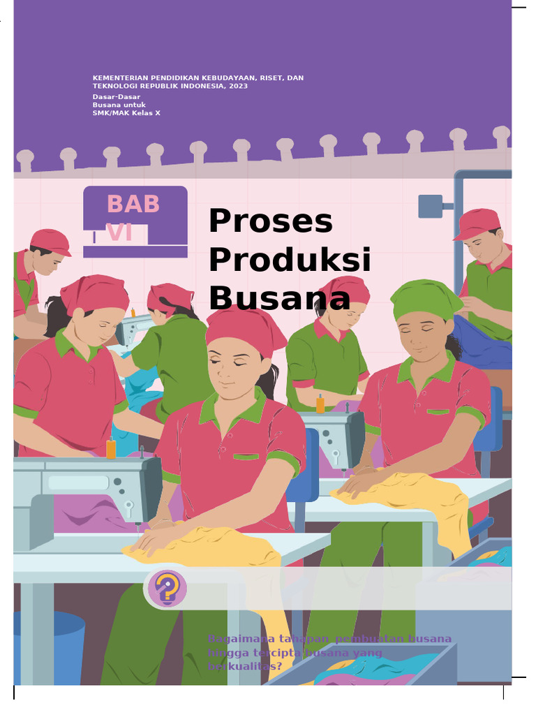 Materi Proses Produksi Busana | PDF