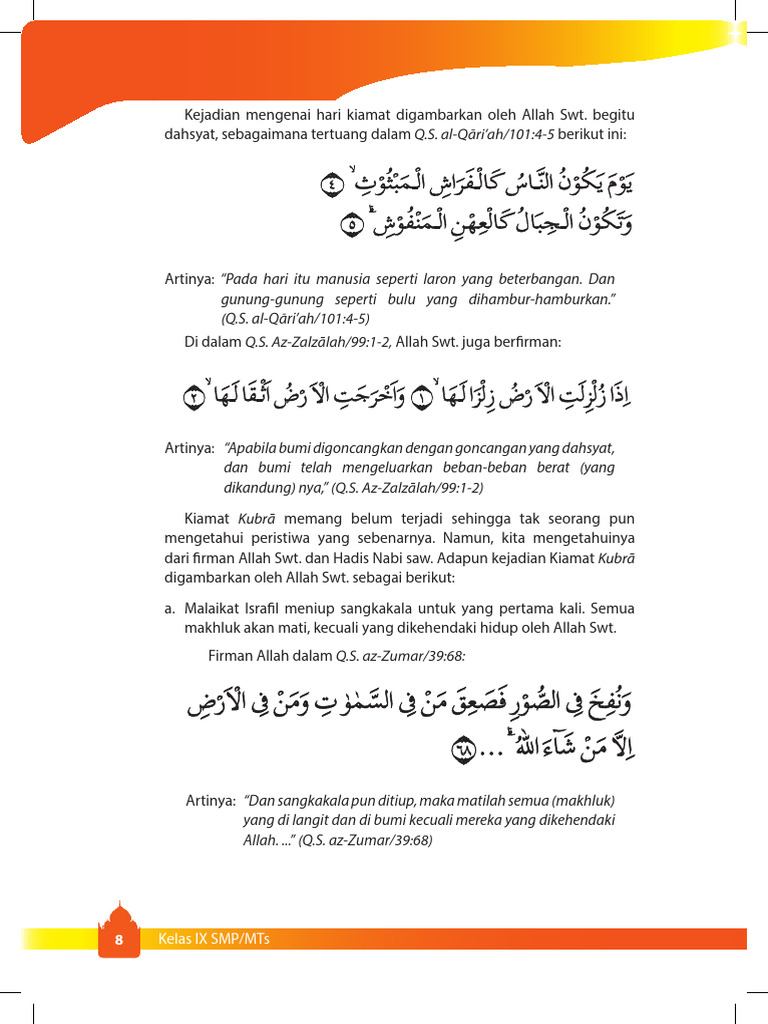 Buku PAI Siswa Kelas IX-18 | PDF