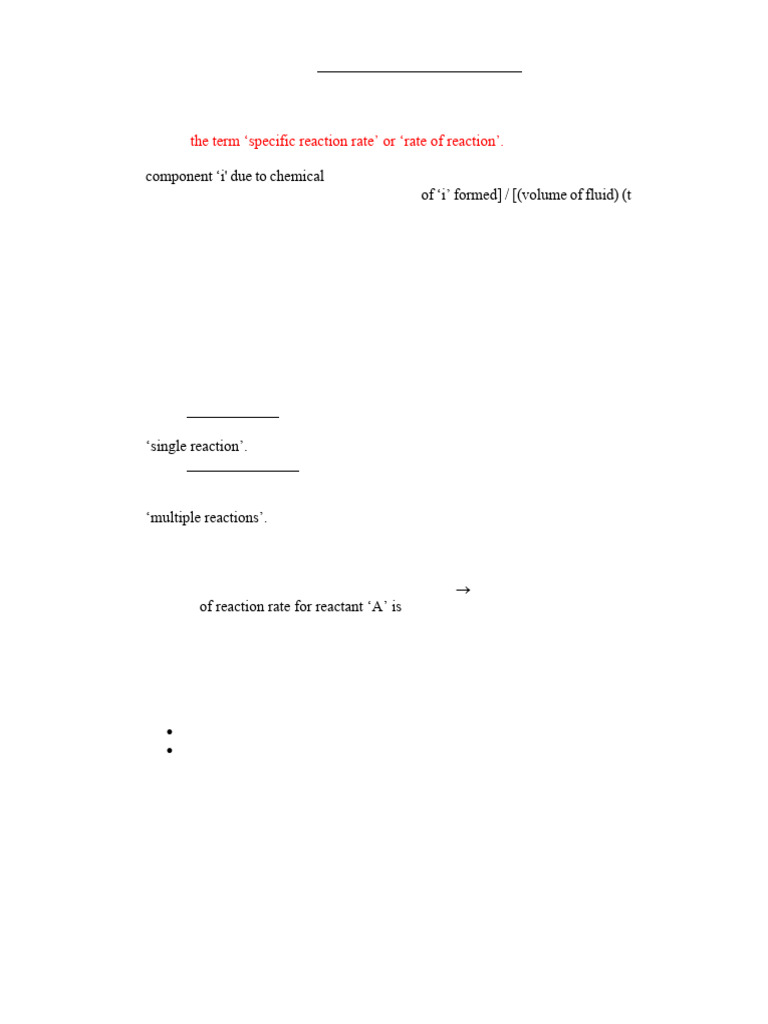 Chemical Reaction Engineering Pdf