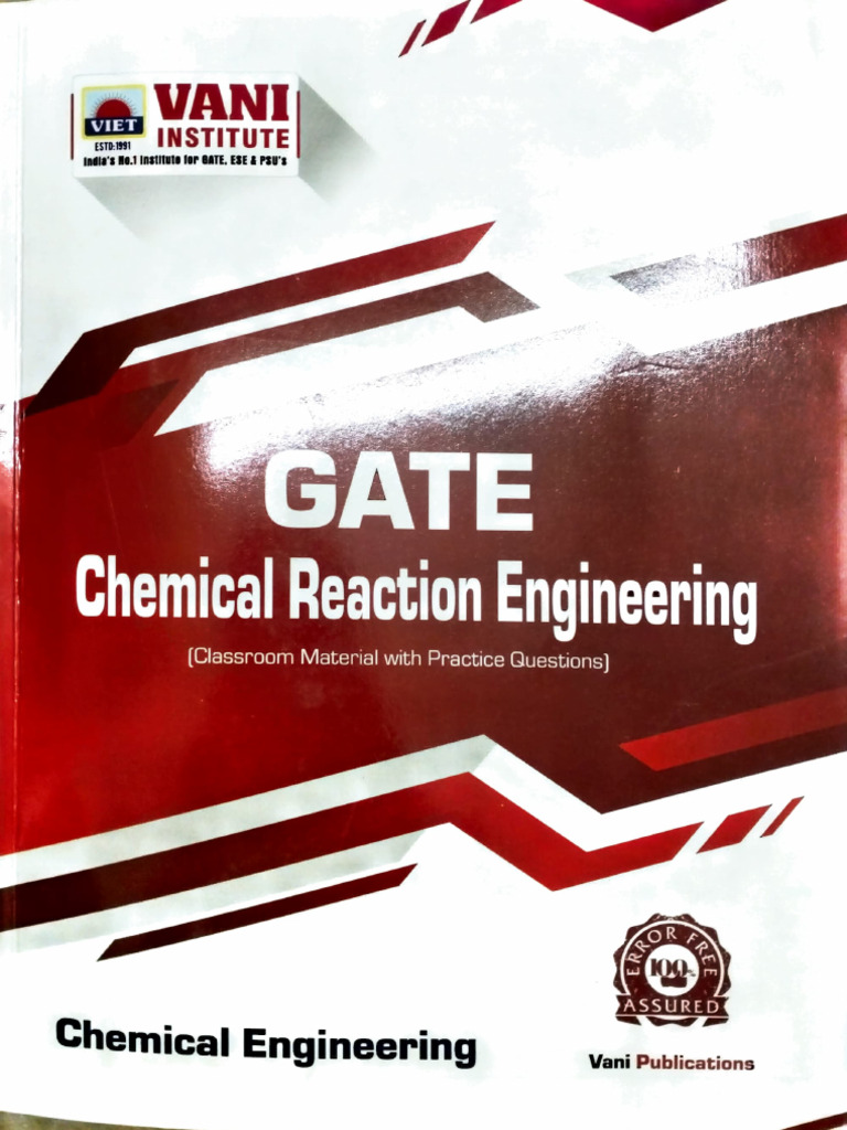 Chemical Reaction Engineering Material Gate | PDF