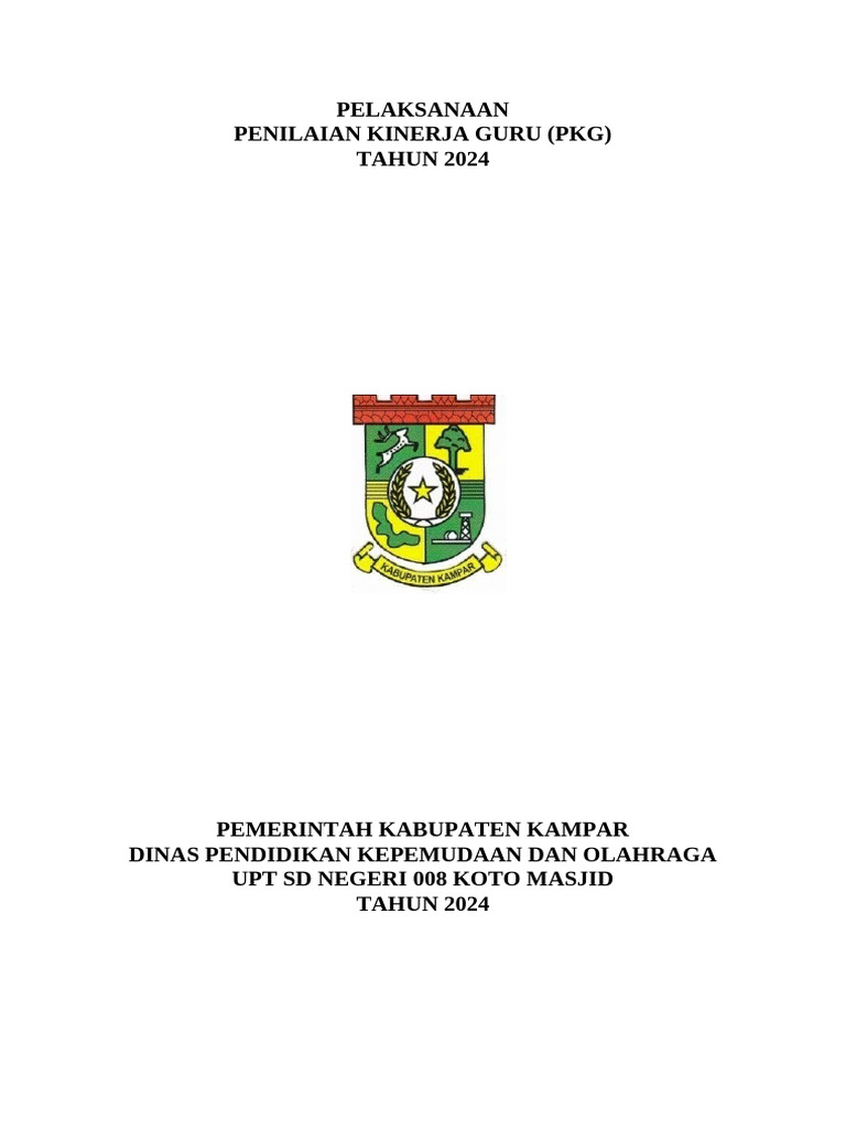 5.2 Template Laporan PKG 2024 | PDF