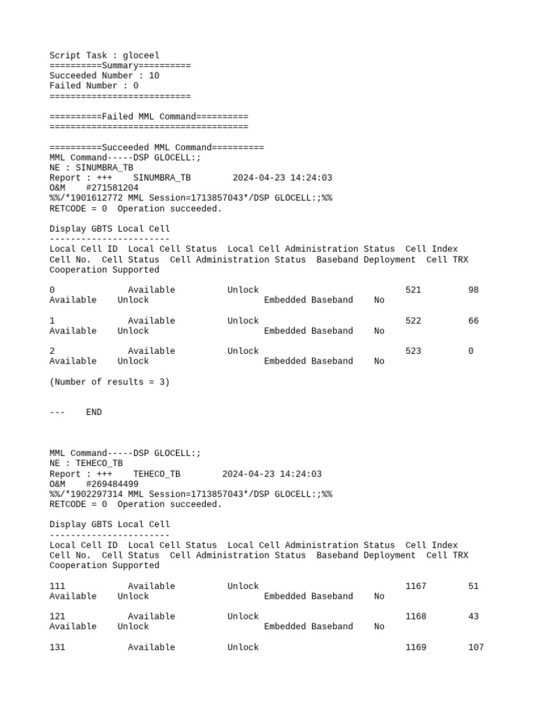MML Task Result Gloceel 20240423 142459 | PDF