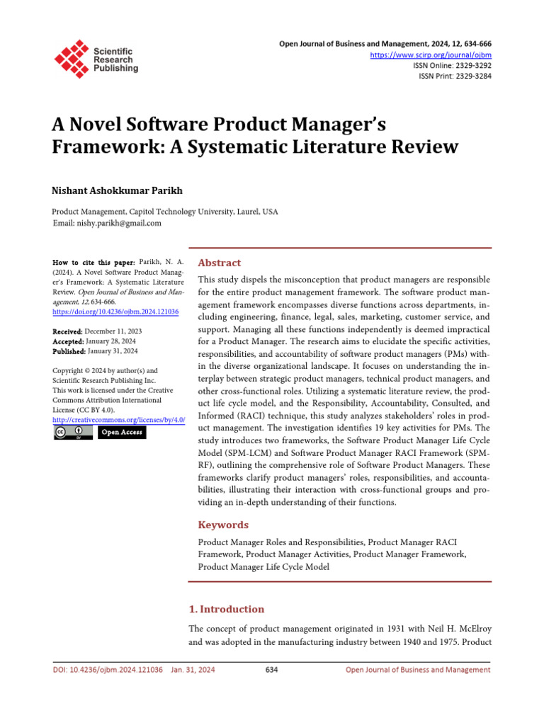 PM Framework Paper | PDF
