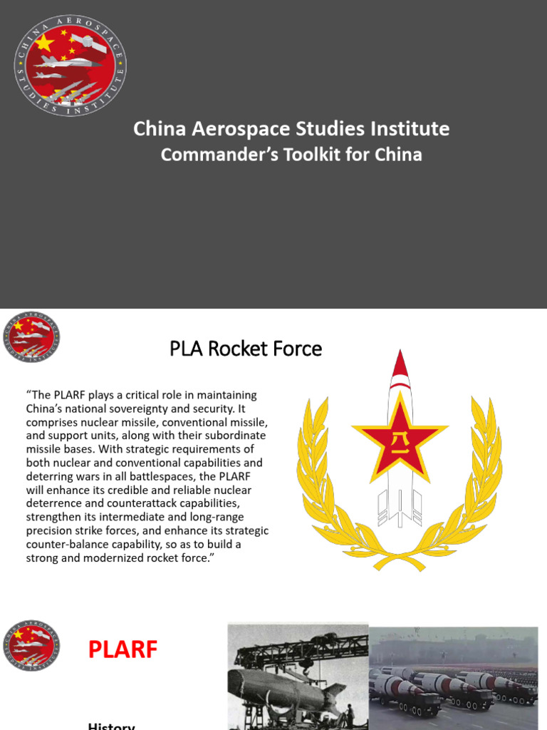 3 CASI Commanders Toolkit - PLARF | PDF