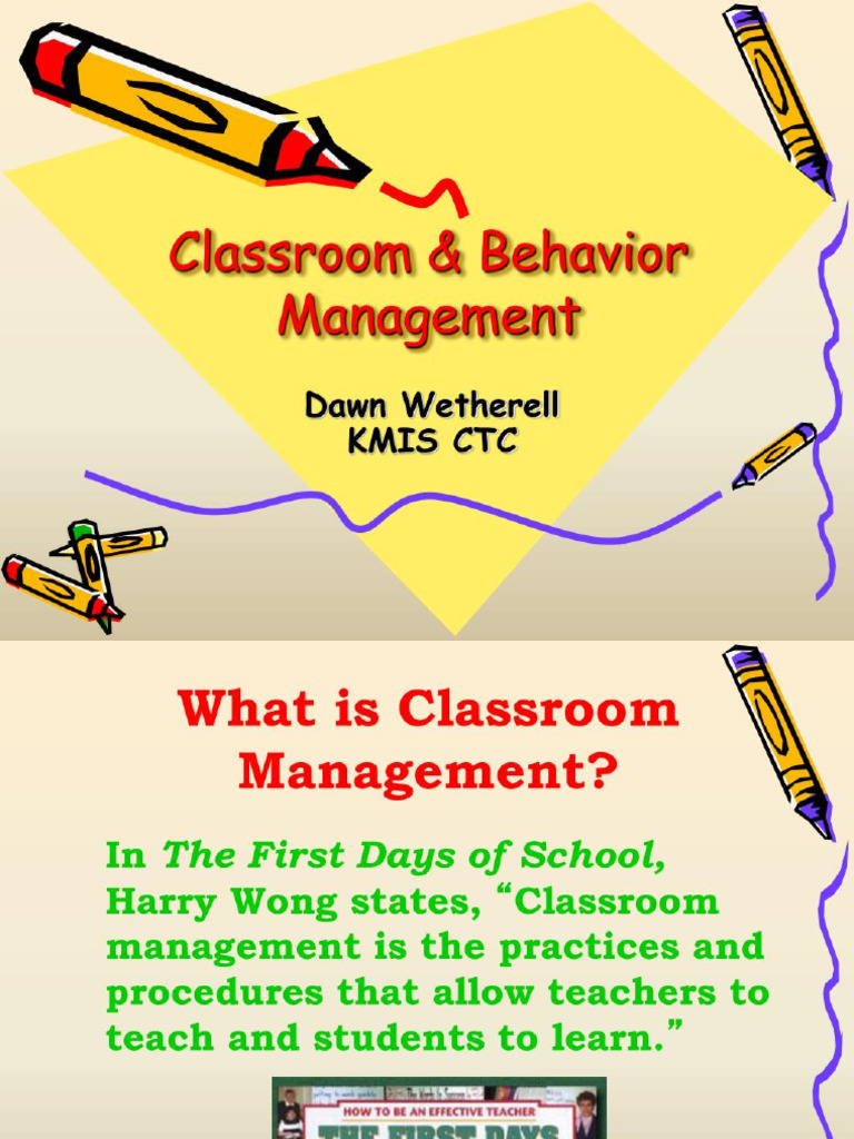 Class Room and Beh MGT 1 | PDF