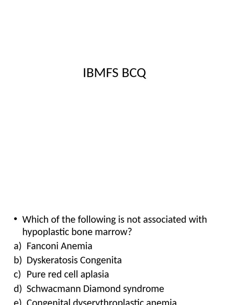 Ibmfs BCQ | PDF