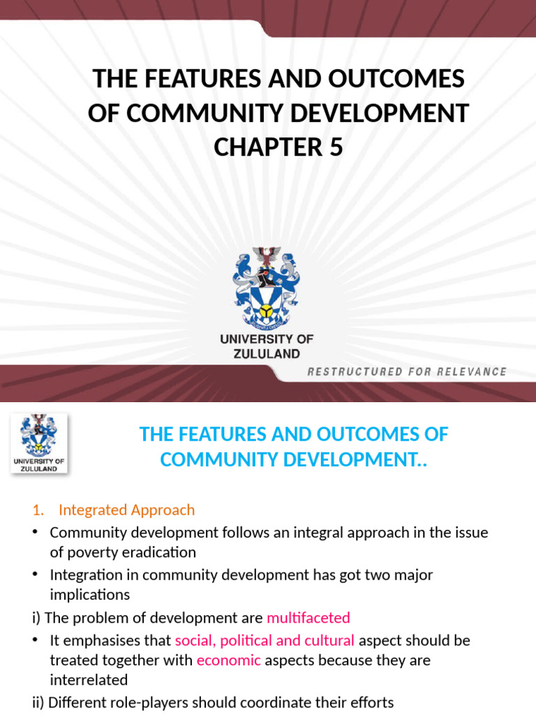 Features and Outcomes of Community Development | PDF