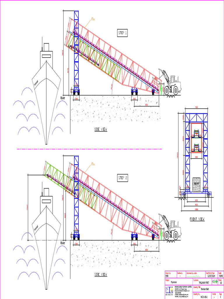 Stacker Belt Drawing | PDF